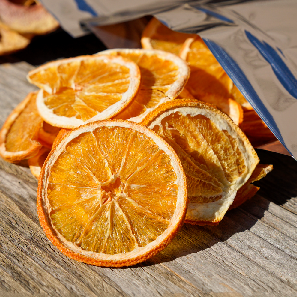 Certified Organic Orange Chips - Tasty Thin Sliced California Grown ...